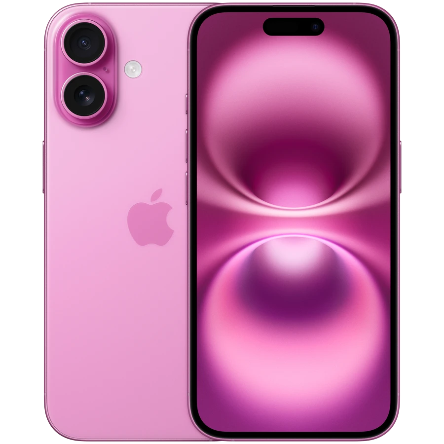iPhone 16, 128 ГБ, Розовый купить: цена MYEA3HX/A, рассрочка - iSpace