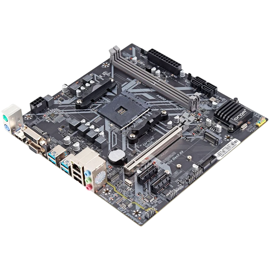 Arktek AMD B450M Chipset, Socket AM4, Dual Channel DDR4 2400/2666/3200 ...