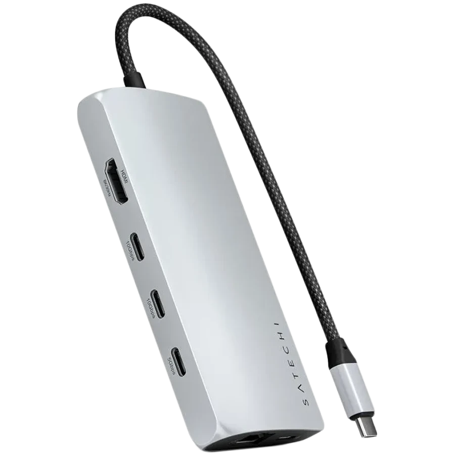 SATECHI Multiport Adapter USB-C Multiport Adapter 8K with Ethernet V3 ...