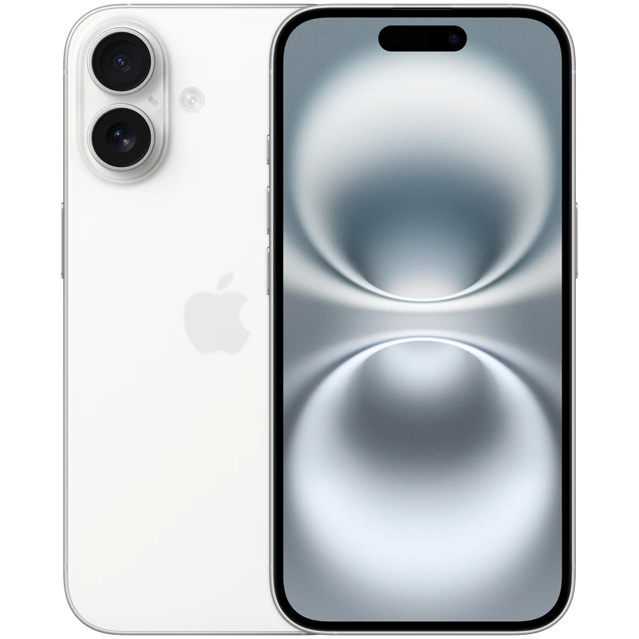 iPhone 16, 256 ГБ, Белый купить - телефон Apple MYEF3HX/A цена ...