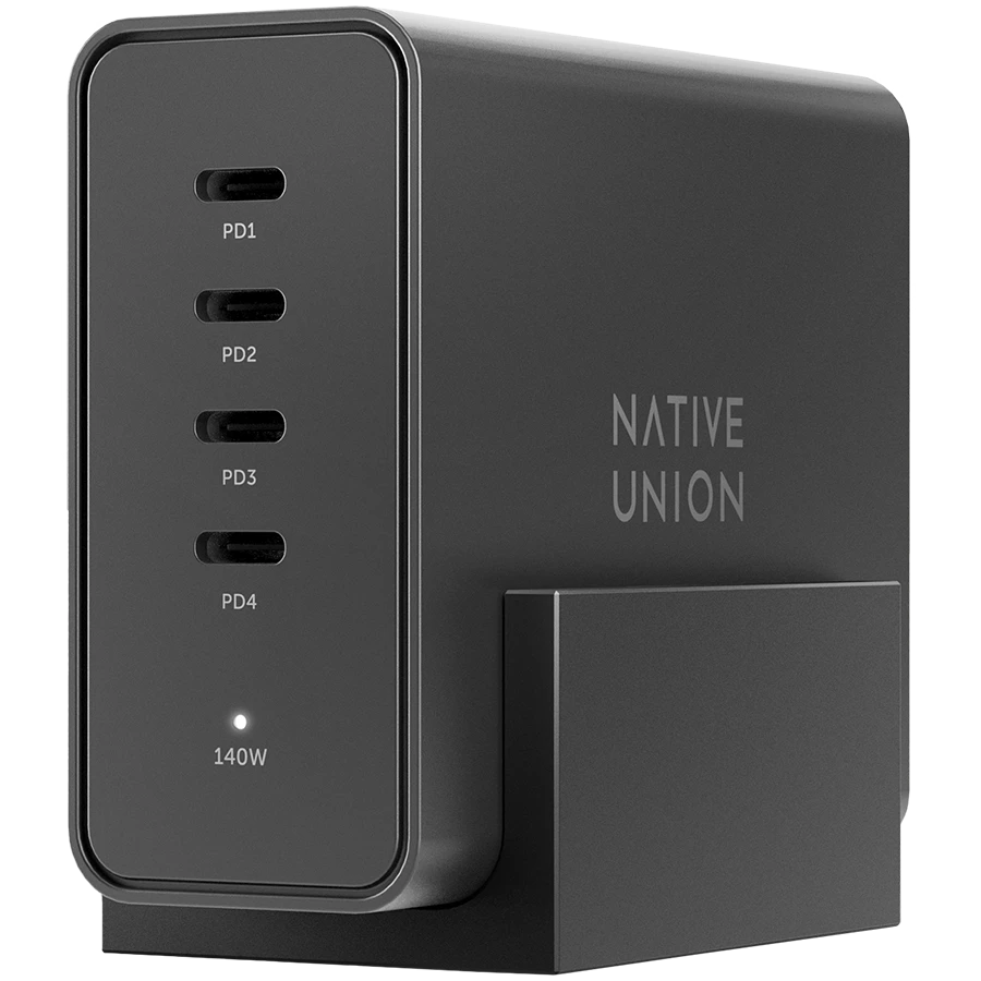 Power Adapter NATIVE UNION 4*USB-C, 140 W ყიდვა: ფასი, განვადება - iSpace