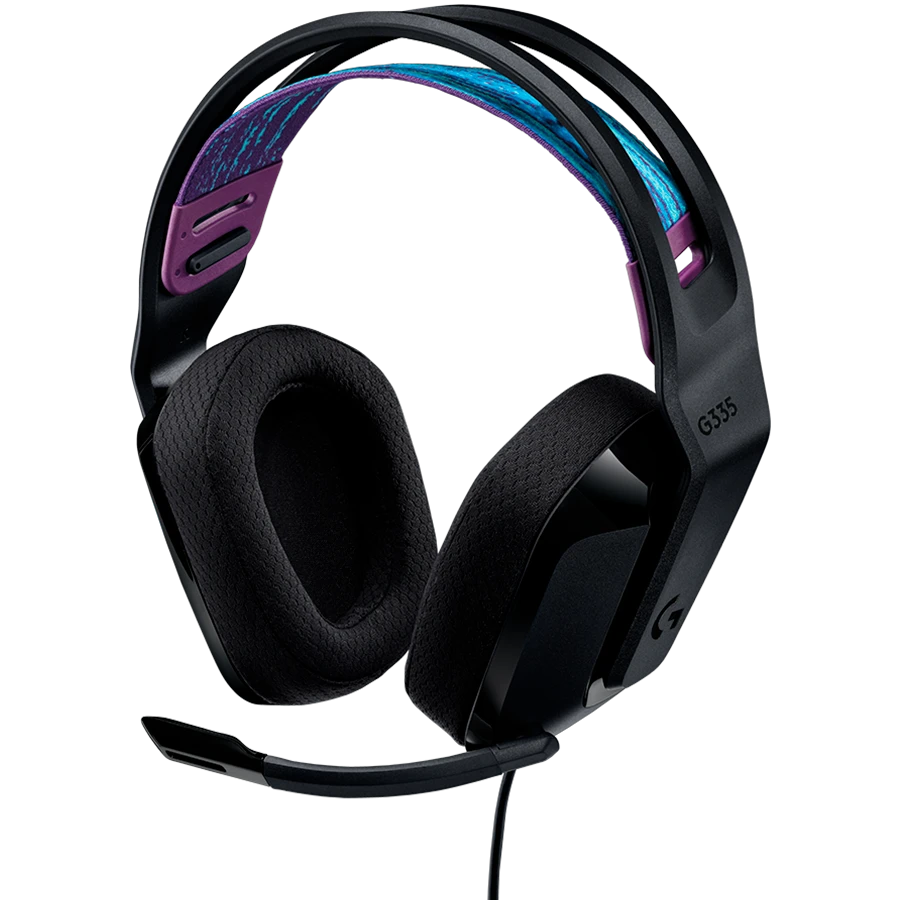 Gaming Headset LOGITECH G335 with Microphone, Black - buy in Cyprus