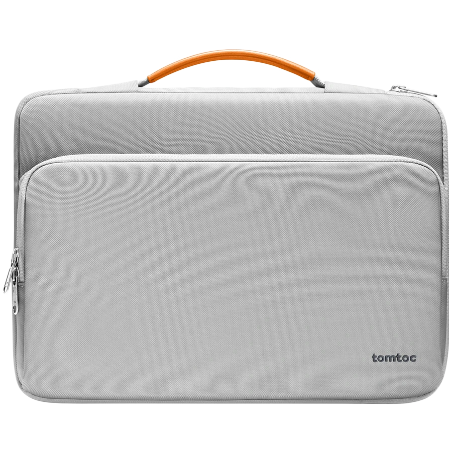 TOMTOC Պայուսակ Defender-A14 Laptop Briefcase Gray/Orange for MacBook ...