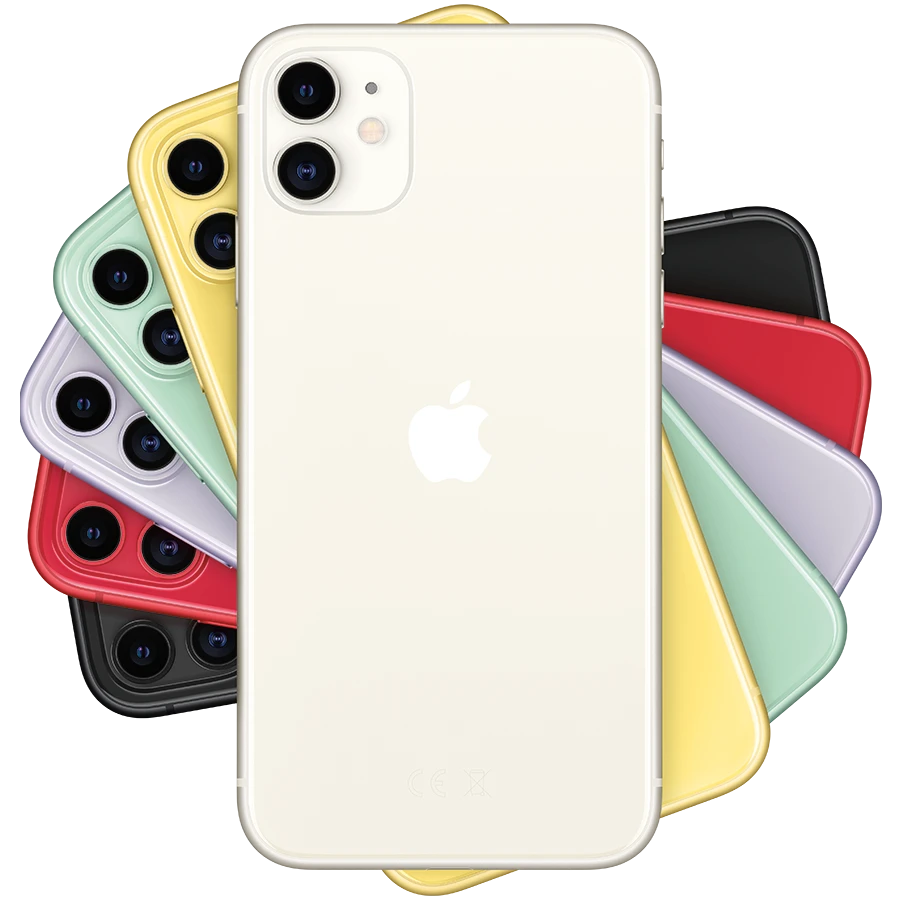 iPhone 11, 128 ГБ, Белый купить: цена MHDJ3RM/A, рассрочка - iSpace
