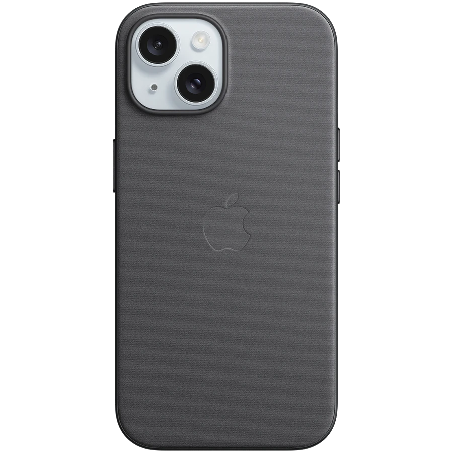 Чехол APPLE FineWoven Case с MagSafe Чёрный для iPhone 15