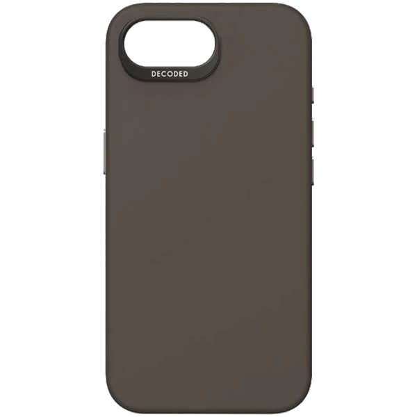 DECODED Case MagSafe Silicone Antimicrobienne with MagSafe, Black for ...