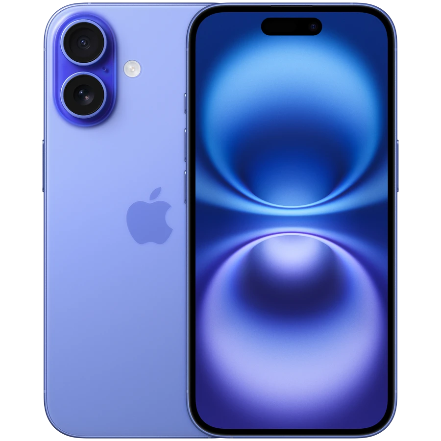 iPhone 16, 256 ГБ, Ultramarine купить - телефон Apple MYEH3HX/A цена ...