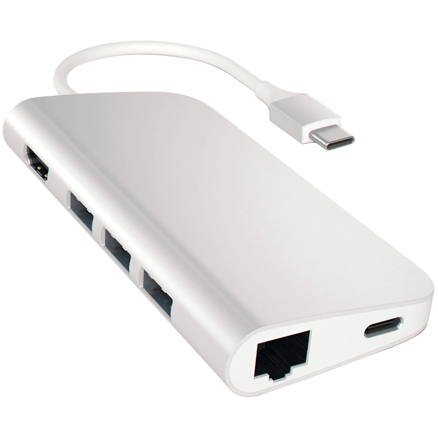 SATECHI Multiport Adapter USB-C Multiport Adapter 8K with Ethernet V3 ...